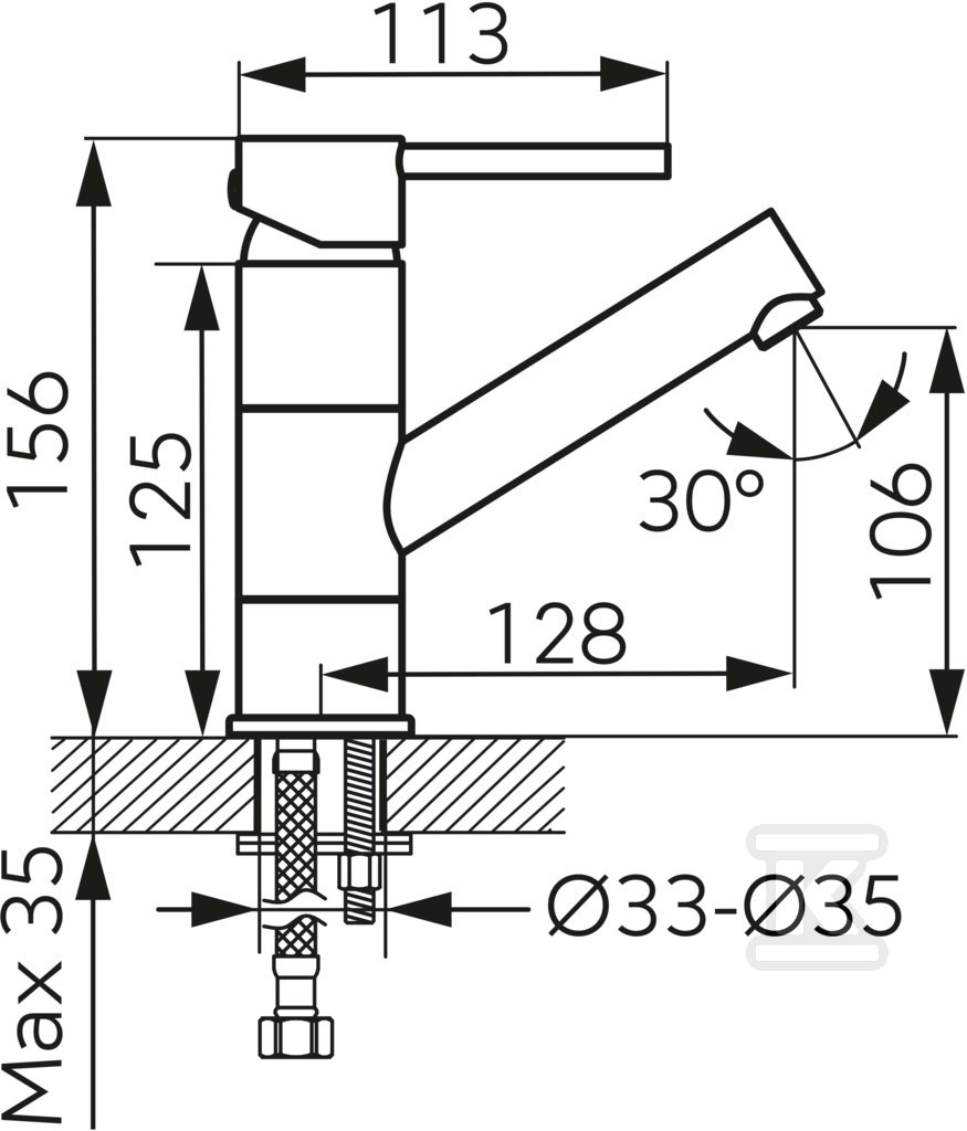 Bateria umywalkowa FIESTA z obrotową wylewką, złota BFI2AG - Hurtownia ...
