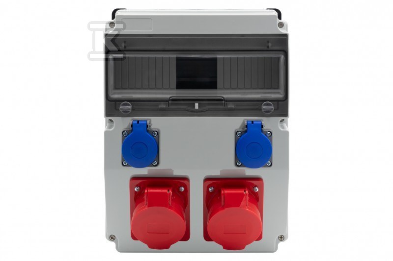 Distribution box CAJA 12M BICOLOR - sockets 2x16A 5p, 2x230V F3.2694 ...