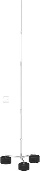 Aluminum WVM lightning protection mast on a tripod 4-M 2P CZ 65724009 ...