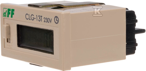 Working time counter CLG-13T/230 Working time counter input voltage ...
