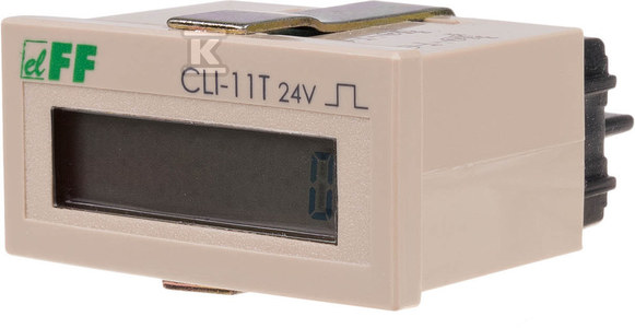 Pulse counter CLI-11T/24 Pulse counter input voltage liczącego=24VAC/DC ...