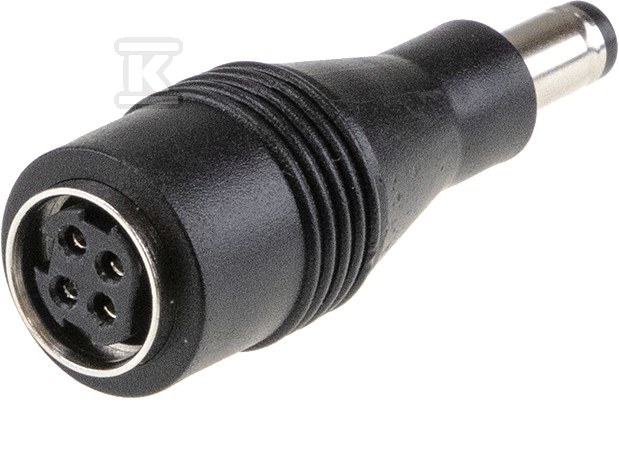 DIN 4 pin socket to 5.5x2.1mm DC plug adapter PLUG-R7BF-P1J DC PLUG ...