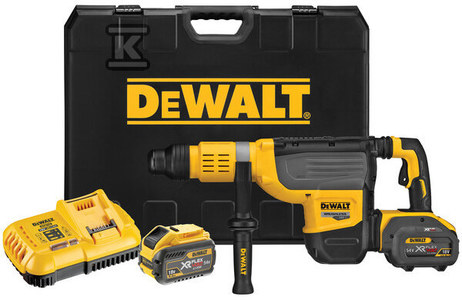 Młotowiertarka SDS-MAX 52mm DEWALT 54V XR FLEXVOLT z akumulatorem 2 x ...