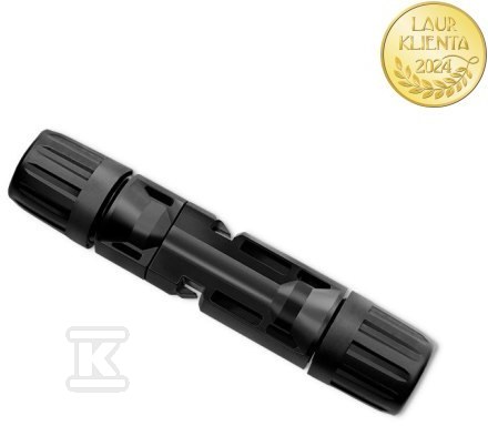 Konektor solarny 52596 Qoltec | Złącze MC4 | 1000V | męskie + żeńskie ...