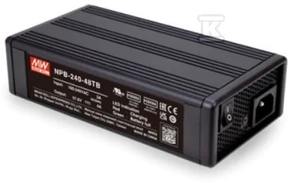 Ładowarka desktop 240W 55.2V 4A NPB-240-48AD1 - Hurtownia Onninen