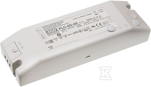 Zasilacz LED 60W 12V 5A PLC-60-12 - Hurtownia Onninen