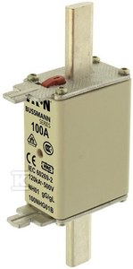 Fuse link, LV, 100 A, AC 500 V, NH01, gL/gG, IEC, double indicator ...