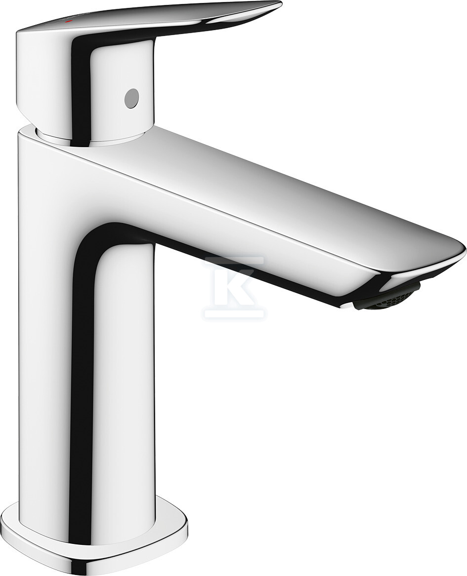 Single-lever basin mixer Logis 110 Fine with complete waste set with ...