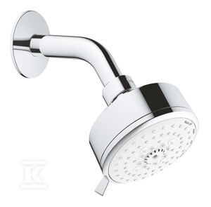Tempesta Cosmopolitan 100 Top shower, 4 sprays, chrome, 9.5 l / min ...