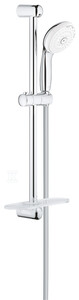 Tempesta 100 Zestaw prysznicowy, 4 strumienie, chrom, półka EasyReach ...