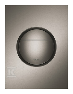 Przycisk spłukujący Nova Cosmopolitan S, brushed hard graphite, do ...