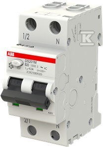 Wyłącznik różnicowo-nadprądowy, 1P+N, charakterystyka B, 20A, 10kA ...
