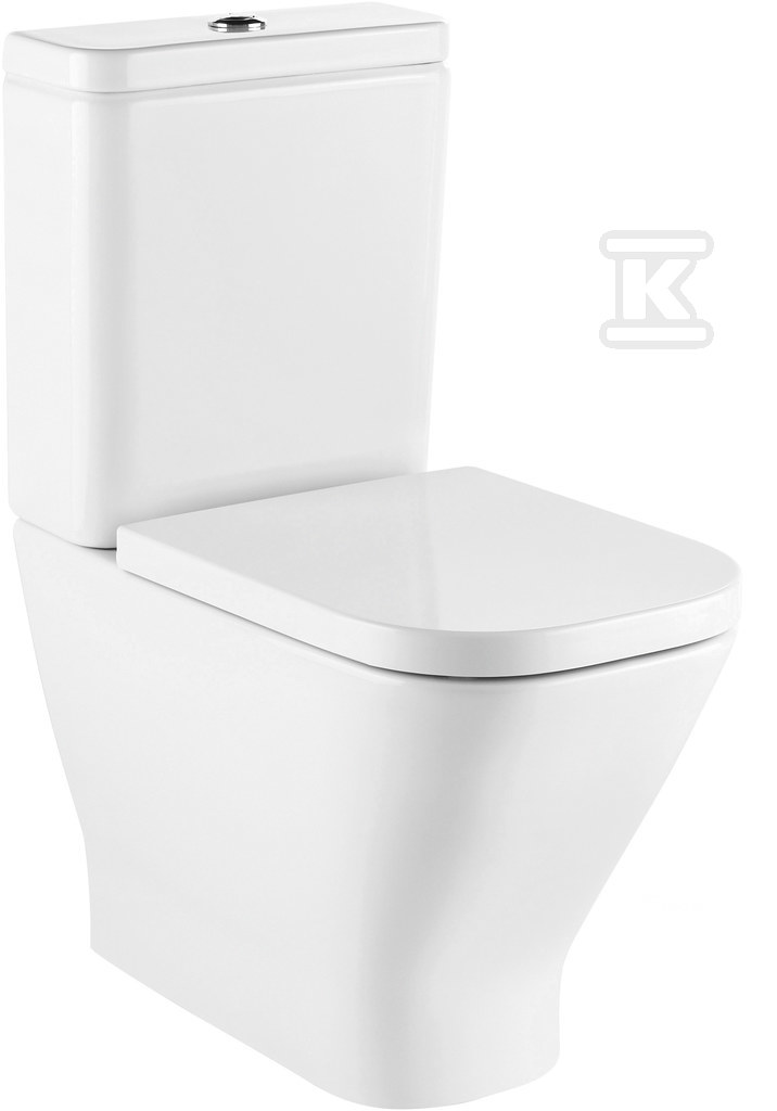 Miska WC GAP SQUARE do kompaktu Rimless 60 cm, przyścienna BTW, o ...