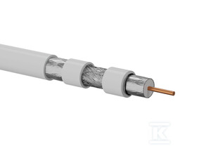 Câble coaxial trishield RG6 75 Ohm, 1.13/4.8/7.06 LSOH Dca 500m ALANTEC ...