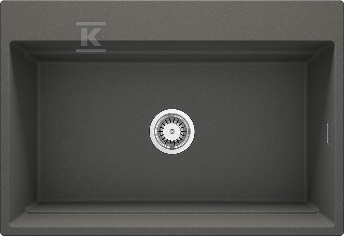 Zlewozmywak granitowy magnetyczny Magnetic, antracyt metalik, 1 ...