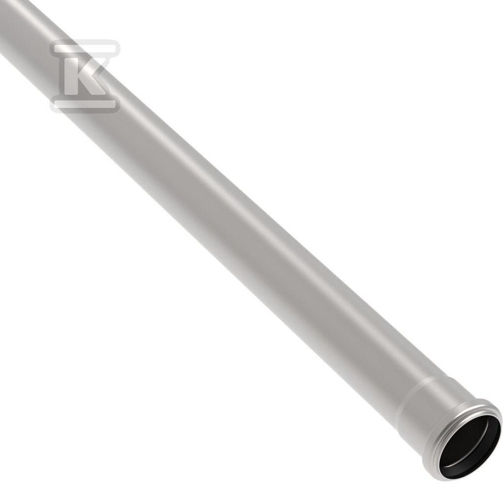 Rura kanalizacyjna nierdzewna 125x3000mm, jednokielichowa z uszczelką ...