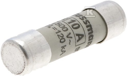 Cylindrical fuse 10 x 38 mm 10A GG 500V AC CYLINDRICAL FUSE 10 x 38 10A ...