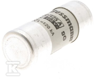 Cylindrical fuse link 22x58 125A GG 400V AC C22G125 - Onninen Wholesale