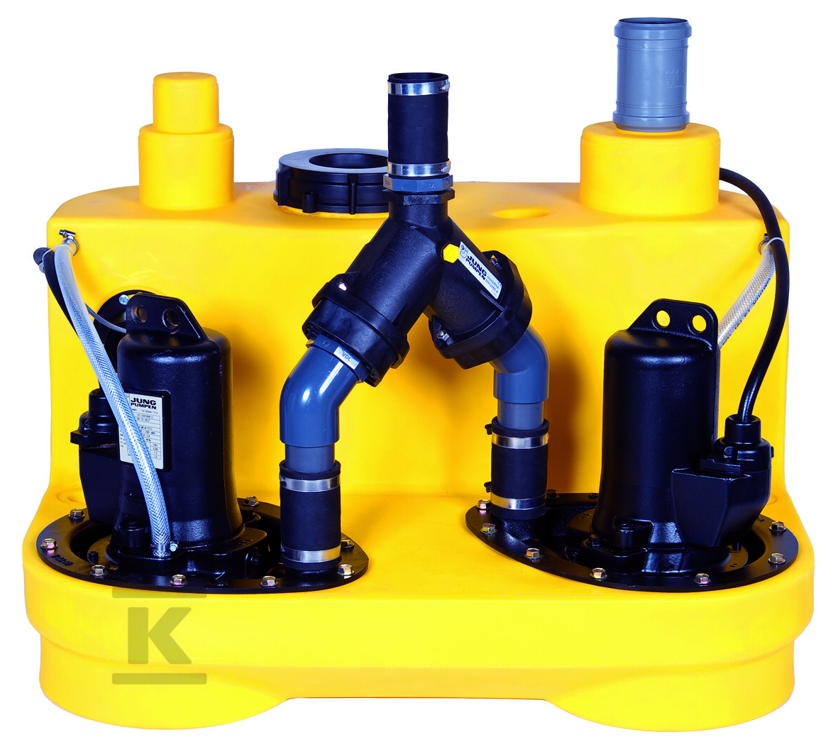 Kompletna wewnętrzna przepompownia ścieków 2 pompowa UNIT COMPLI 1020/2 ...