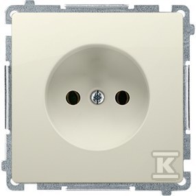 Socket without grounding (module), with shutters for current paths 16A ...