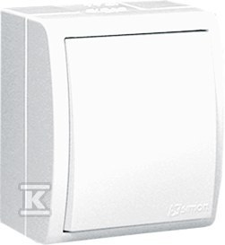 IP54 splash-proof stair switch with backlight, no pictogram 10AX, 250V ...