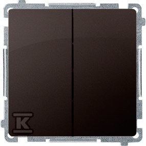 Double stair switch without pictogram (module) 10AX, 250V~, screw ...