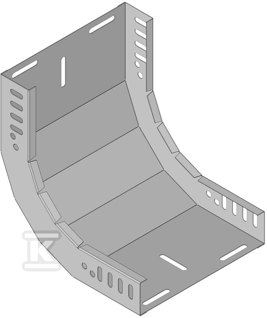 90° rising bend SO 90X35X300 S SO 90X35X300_S - Onninen Wholesale